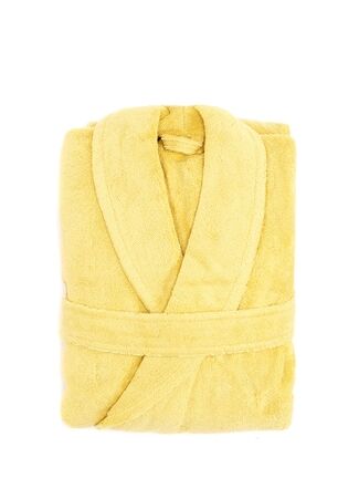 House Of Silk Maison Hardal Bornoz Sarı House Of Silk Maison Hardal Bornoz Sarı