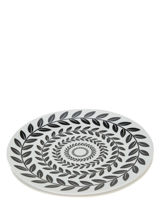 Mi Su Deco Zeytin Dalı 28 cm Supla Boyu İnce Porselen Tabak Çok Renkli Mi Su Deco Zeytin Dalı 28 cm Supla Boyu İnce Porselen Tabak Çok Renkli