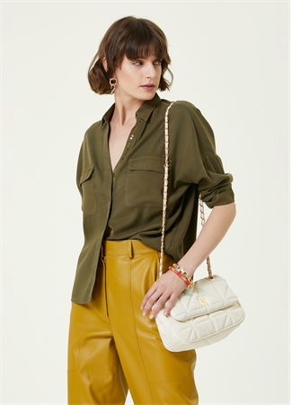 Network Kadın Basic Fit Haki Gömlek S EU Network Kadın Basic Fit Haki Gömlek S EU