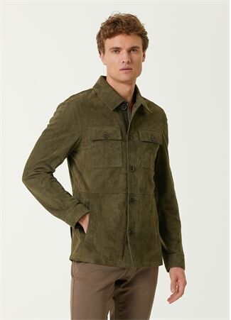 Beymen Club Erkek Haki Safari Süet Ceket S