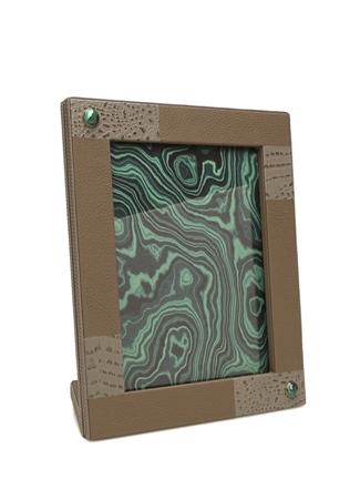 Madame Malachite Large Vizon Çerçeve Bej