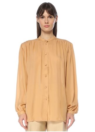 Khaite Kadın Krem İpek Gömlek Bej S EU