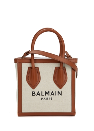 Balmain Kadın B Army 26 Ekru Taba Omuz Çantası Bej EU Balmain Kadın B Army 26 Ekru Taba Omuz Çantası Bej EU
