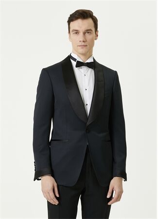 Tom Ford Erkek Siyah Yün Smokin Ceketi 46 IT Tom Ford Erkek Siyah Yün Smokin Ceketi 46 IT