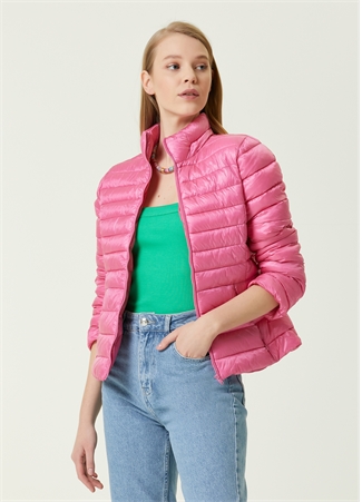 Beymen Club Kadın Pembe Dik Yaka Puff Mont XS Beymen Club Kadın Pembe Dik Yaka Puff Mont XS