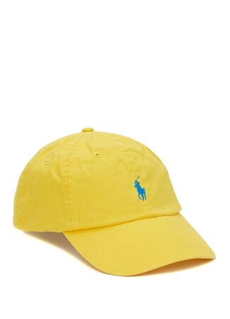 Polo Ralph Lauren Erkek Sarı Logo Nakışlı Şapka EU