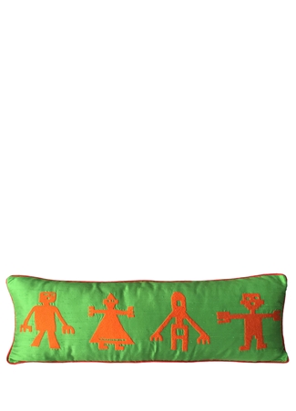 Atölye11 Anadolu Motifi Yeşil 26x70cm İpek Dekoratif Yastık Çok Renkli Atölye11 Anadolu Motifi Yeşil 26x70cm İpek Dekoratif Yastık Çok Renkli