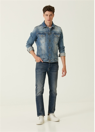 Deep Six Jeans Erkek Slim Fit Mavi Jean Pantolon 34 US Deep Six Jeans Erkek Slim Fit Mavi Jean Pantolon 34 US