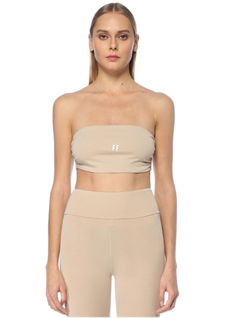 For Fun Kadın Krem Straplez Büstiyer Bej S EU