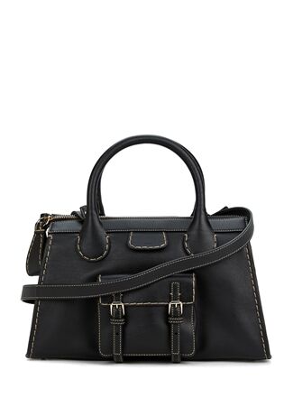 Chloe Kadın Siyah Deri Omuz Çantası EU