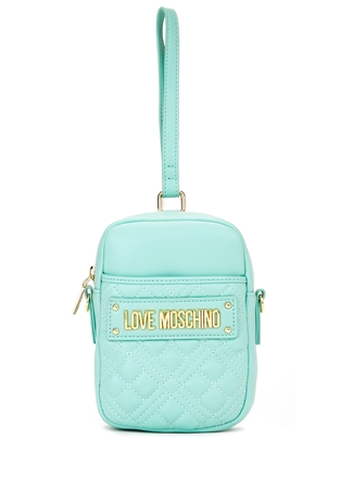 Love Moschino Kadın Su Yeşili Logolu Omuz Çantası Yeşil Eu Love Moschino Kadın Su Yeşili Logolu Omuz Çantası Yeşil Eu