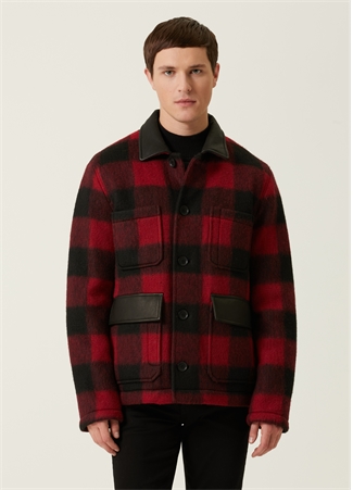 Allsaints Erkek Buffalo Kırmızı Ekoseli Kaban XS EU Allsaints Erkek Buffalo Kırmızı Ekoseli Kaban XS EU