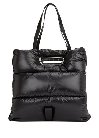 Moncler Kadın Siyah Kapitoneli Puff Omuz Çantası EU