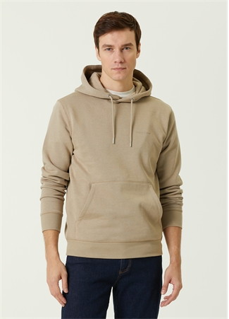 CK Jeans Erkek Bold Monogram Bej Kapüşonlu Logolu Sweatshirt Gri M EU CK Jeans Erkek Bold Monogram Bej Kapüşonlu Logolu Sweatshirt Gri M EU