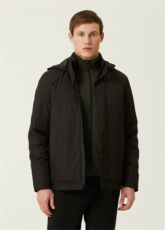 Z Zegna Erkek Siyah Kapüşonlu Puff Mont Xl It Z Zegna Erkek Siyah Kapüşonlu Puff Mont Xl It