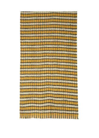 Beymen Club Kadın Sarı Ekose Desenli Atkı EU Beymen Club Kadın Sarı Ekose Desenli Atkı EU