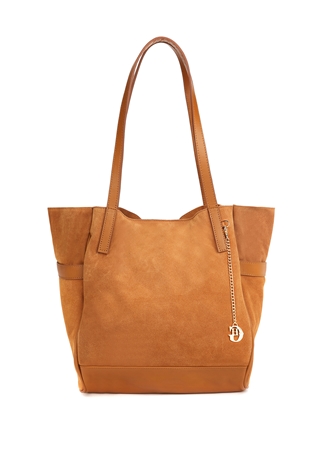 George Hogg Kadın Taba Logolu Süet Çanta Kahverengi Eu George Hogg Kadın Taba Logolu Süet Çanta Kahverengi Eu