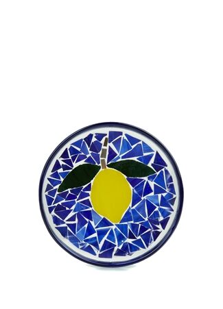 Bceramics Limon Seramik Tabak Lacivert