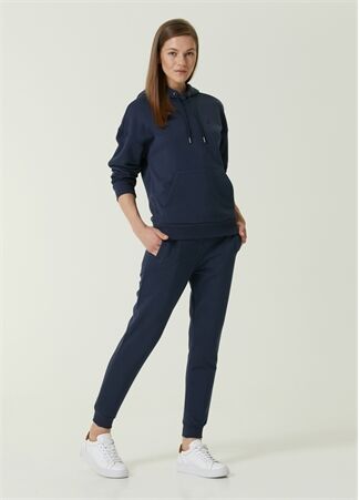 Beymen Club Kadın Lacivert Dar Paça Eşofman Altı S EU