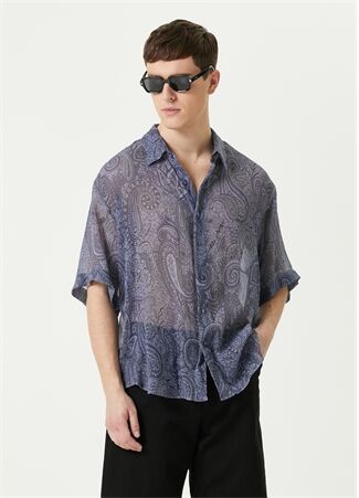 Etro Erkek GÖMLEK Mavi 42 IT