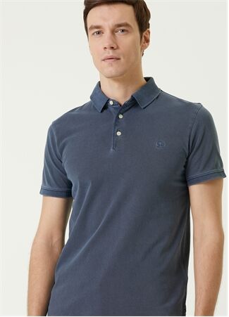 Timberland Erkek Millers River Mavi Polo Yaka T-shirt S EU