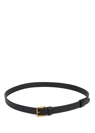 Dolce&Gabbana Kadın Siyah Deri Kemer EU