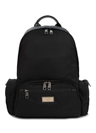 Dolce&Gabbana Erkek Siyah Logolu Sırt Çantası EU