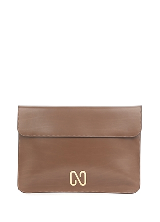 Network Kadın Vizon Logo Detaylı Deri Çanta Bej EU Network Kadın Vizon Logo Detaylı Deri Çanta Bej EU