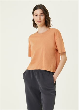 American Vintage Kadın Altın Rengi T-shirt M/l Eu American Vintage Kadın Altın Rengi T-shirt M/l Eu