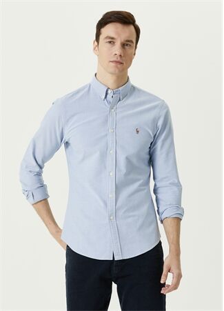 Polo Ralph Lauren Erkek GÖMLEK Mavi S EU
