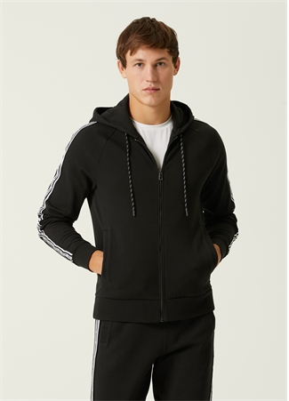 Michael Kors Erkek Siyah Kapüşonlu Logo Şeritli Sweatshirt S Eu Michael Kors Erkek Siyah Kapüşonlu Logo Şeritli Sweatshirt S Eu