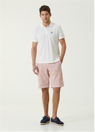 Isaia Erkek Pembe Kamuflaj Desenli Bermuda 48 IT Isaia Erkek Pembe Kamuflaj Desenli Bermuda 48 IT