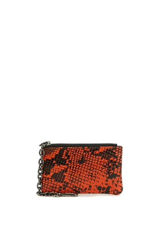 Beymen Club Kadın Turuncu Zincir Detaylı Deri Cüzdan EU Beymen Club Kadın Turuncu Zincir Detaylı Deri Cüzdan EU