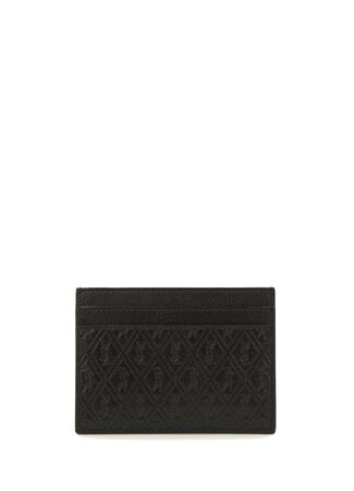 Erkek Siyah Logolu Deri Kartlık EU