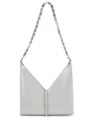 Givenchy Kadın Small Cut Out Gri Deri Omuz Çantası EU