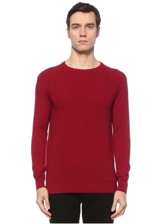 Beymen Club Erkek Bordo Bisiklet Yaka Yün Kazak S
