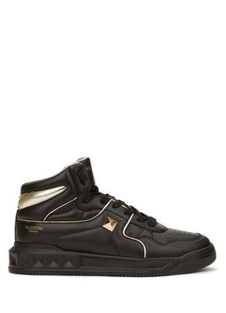 Valentino Garavani Erkek Siyah Deri Sneaker 40 EU