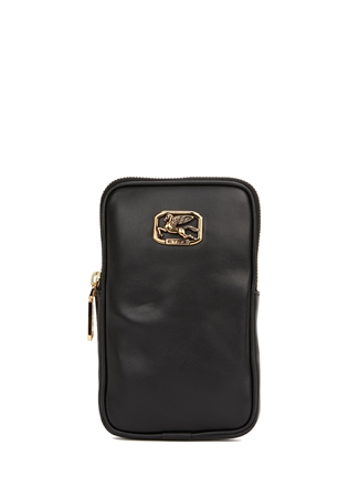Etro Kadın Pegaso Siyah Telefon Çantası EU Etro Kadın Pegaso Siyah Telefon Çantası EU