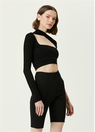 Lama Jouni Kadın Siyah Yaka Detaylı Crop Bluz Xs Eu Lama Jouni Kadın Siyah Yaka Detaylı Crop Bluz Xs Eu