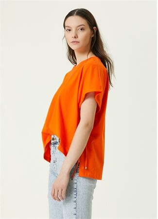 Network Kadın Turuncu T-shirt Xs Eu
