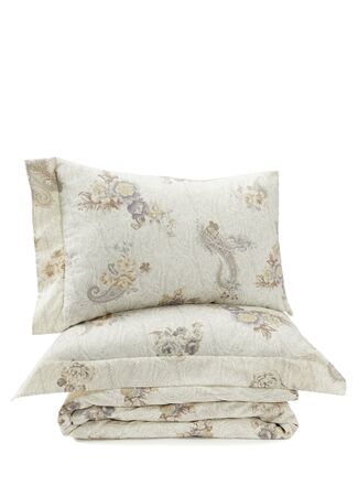 Etro Home Gri Desenli 240x220 cm Nevresim Takımı Etro Home Gri Desenli 240x220 cm Nevresim Takımı