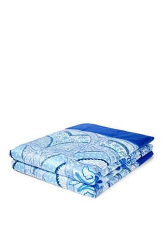 Etro Home Mavi Etnik Desenli 270x270 Yatak Örtüsü Etro Home Mavi Etnik Desenli 270x270 Yatak Örtüsü