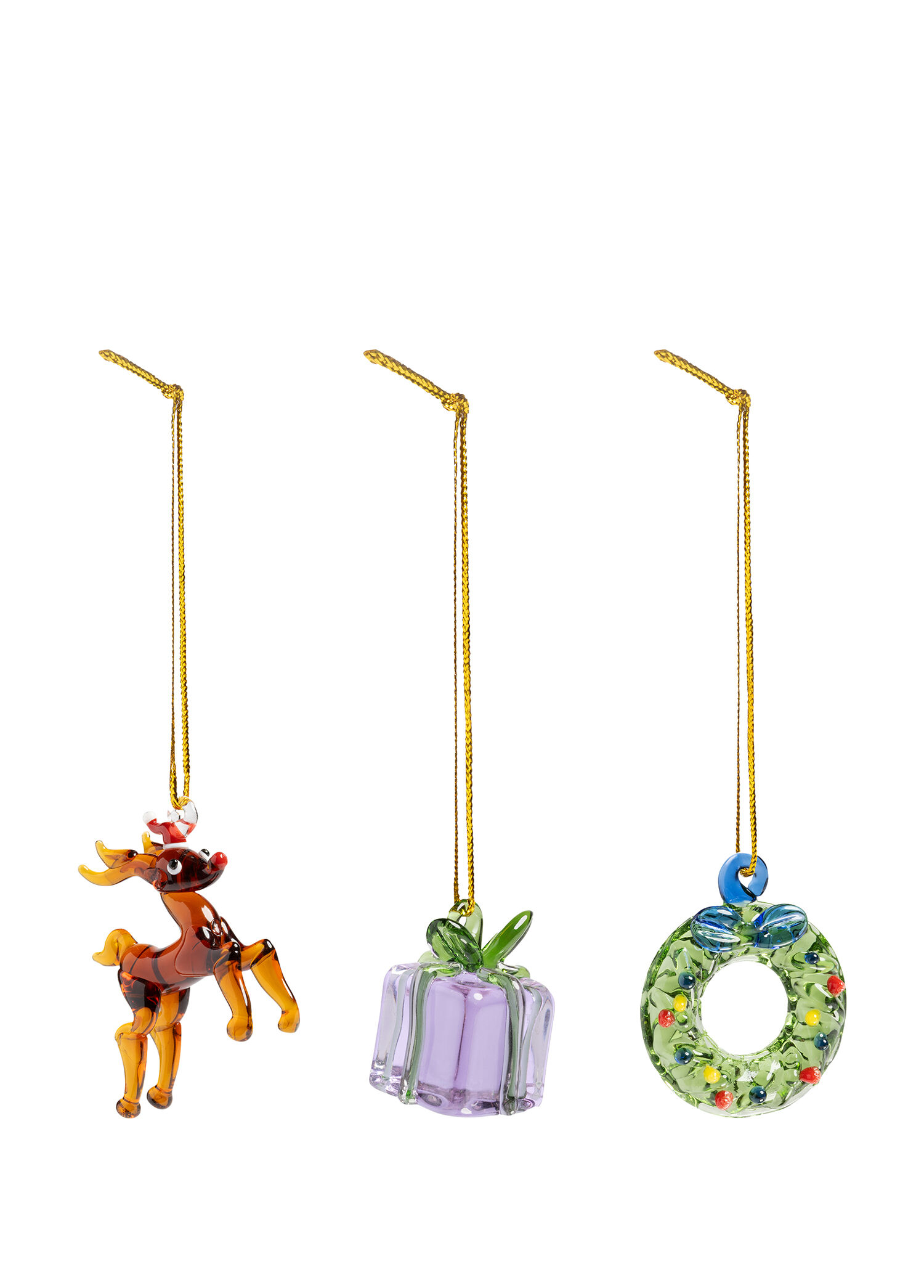 KLEVERING - No:1 Cheerful 3-Piece Christmas Tree Ornament