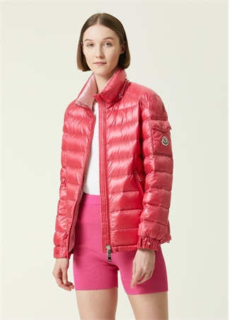 Moncler Kadın Pembe Kapüşonlu Puff Mont 0 US Moncler Kadın Pembe Kapüşonlu Puff Mont 0 US