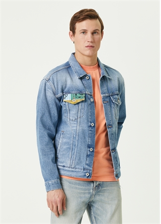 Marcelo Burlon Erkek Mavi Patchwork Desenli Denim Mont S Eu Marcelo Burlon Erkek Mavi Patchwork Desenli Denim Mont S Eu