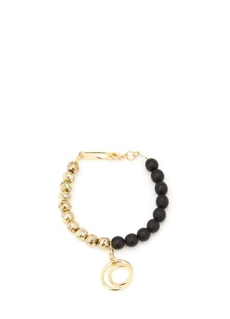 Beymen Club Kadın Spiral Detaylı Taşlı Bileklik Altın Rengi EU