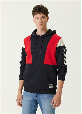 Hummel Hive Erkek William Colorblocked Kapüşonlu Sweatshirt Lacivert S EU Hummel Hive Erkek William Colorblocked Kapüşonlu Sweatshirt Lacivert S EU