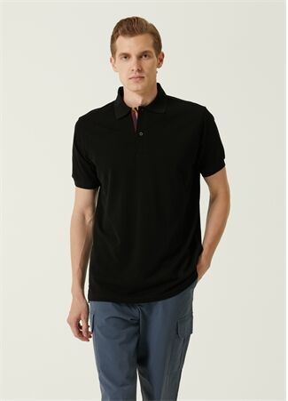 Paul Smith Erkek Siyah Polo Yaka T-shirt S EU