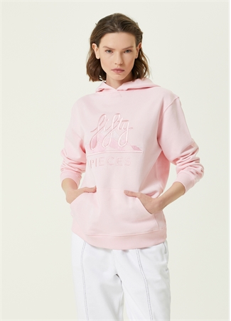 Fifty Pieces Kadın Pembe Kapüşonlu Logolu Sweatshirt Xs Eu Fifty Pieces Kadın Pembe Kapüşonlu Logolu Sweatshirt Xs Eu
