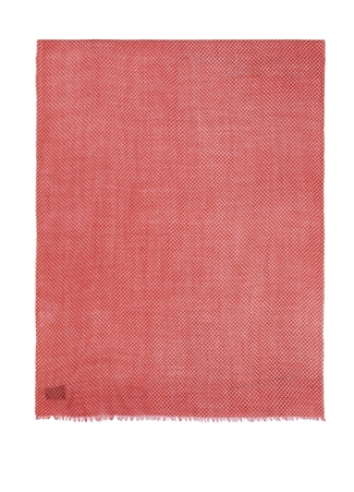 Beymen Collection Erkek Kırmızı Mikro Desenli Yün Fular EU IT Beymen Collection Erkek Kırmızı Mikro Desenli Yün Fular EU IT